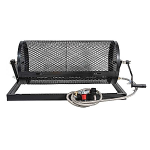 Santa Barbara Chili Roaster CRBBQ-Kit 5 Burner Hatch Chile Roaster Propane Roaster Drum, Regulator & Apron Kit