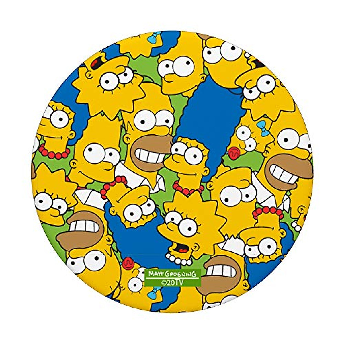 The Simpsons Homer Marge Bart Lisa Maggie Print PopSockets Swappable PopGrip