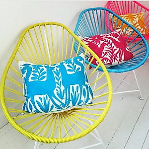 Innit Designs i01-04-07 Acapulco Chair Purple Weave on Copper Frame