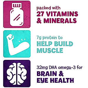 PediaSure Grow & Gain with Immune Support, Kids Protein Shake, 27 Vitamins and Minerals, Non-GMO, Gluten-Free, Strawberry, 8 Fl Oz (Pack of 24)