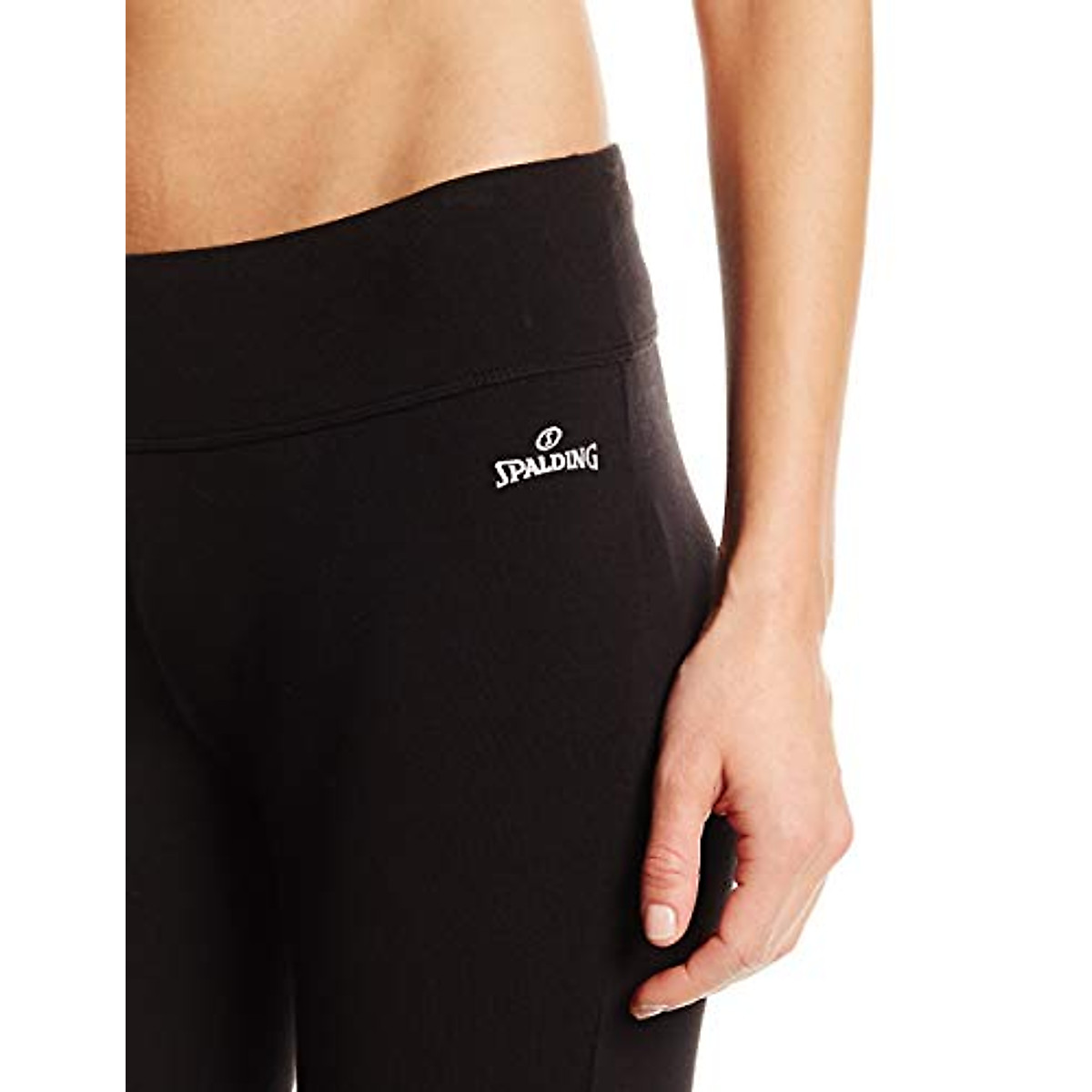 Spalding Women's Essential Capri Legging, Black, X-Large