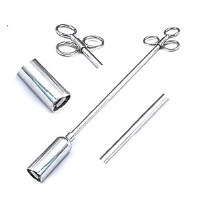 DDP Balling Gun Livestock Bolus Boluses Capsule Large Animal 13" Veterinary Stainless Steel Pill Pusher Sheep Calf COLT 5/8" Diameter Metal Head Spring Clips