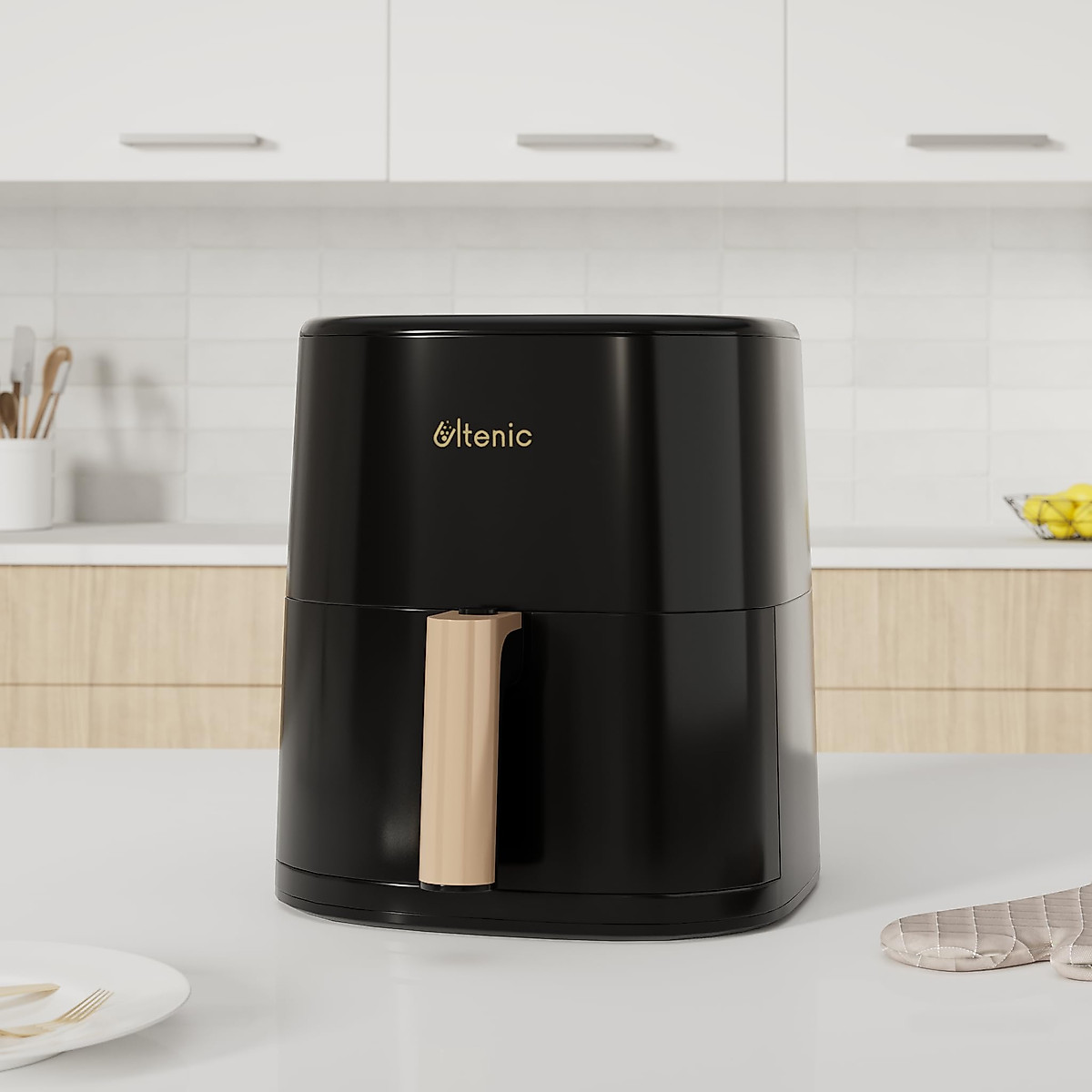 Ultenic K10 5.3QT Air Fryer Oven Combo, One-Touch Screen with 11 Presets, Complete APP Control Including Customizable Smart Cooking Programs and Over 100 Recipes, Nonstick and Dishwasher-Safe Basket