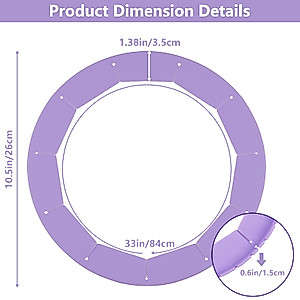 HOHUIGO 2 Pack Silicone Pie Shield Adjustable Bake Crust Protector, Pie Shield Cover Pie Ring for Crust Pie Saver, Pie Crust Kit for Baking Pie Pizza Fits 8-10.5” Pie Pans