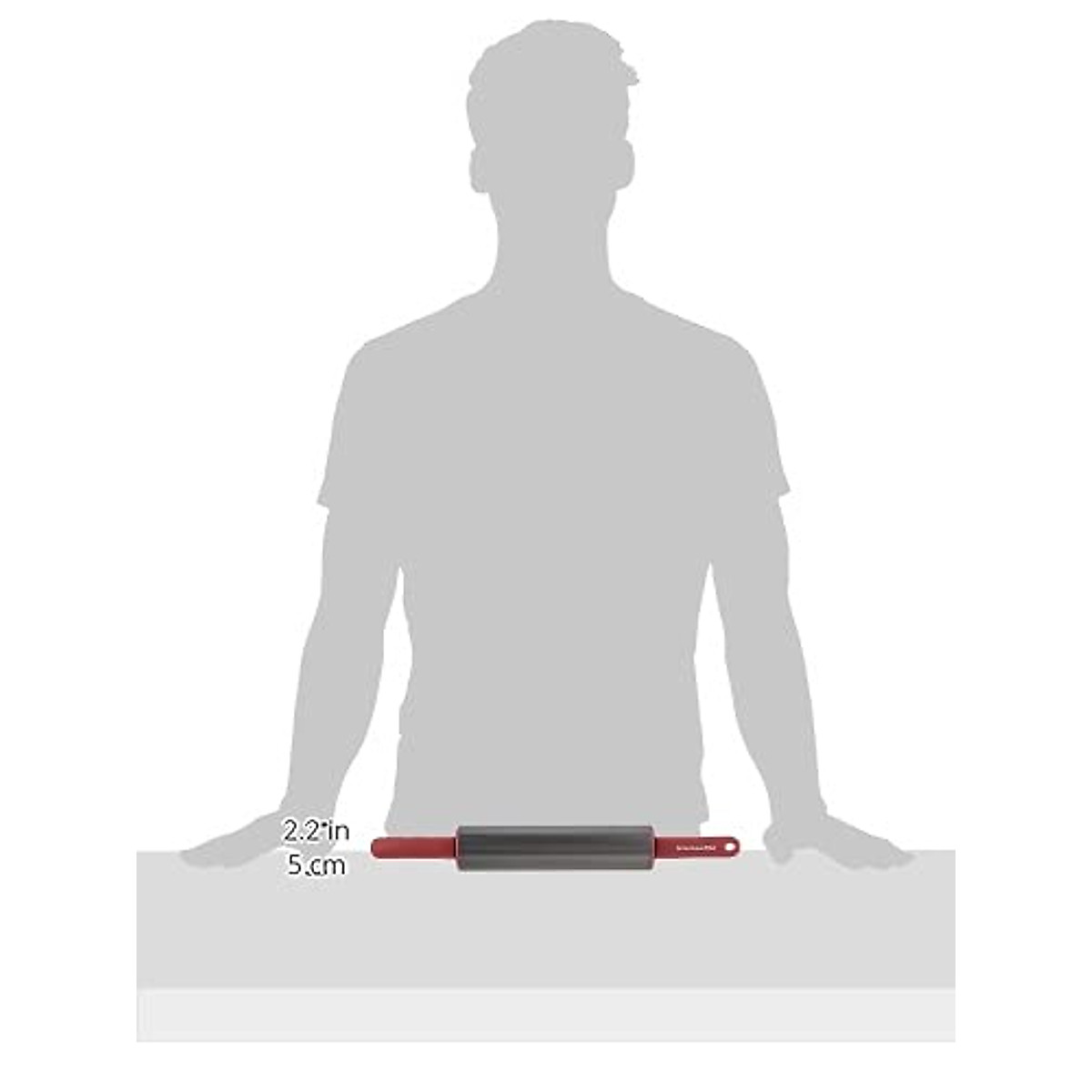 KitchenAid Gourmet Rolling Pin, One Size, Red
