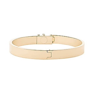 Michael Kors Women's Hardware Gold-Tone Stainless Steel Bangle Bracelet (Model: MKJ7697710)