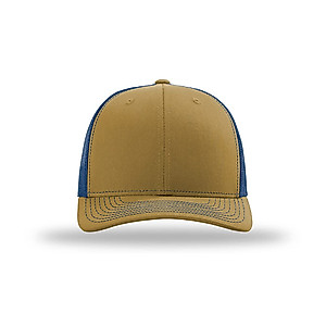 The Hat Pros | Richardson 112 Structured Classic Trucker Snapback (Heather Grey/Navy)