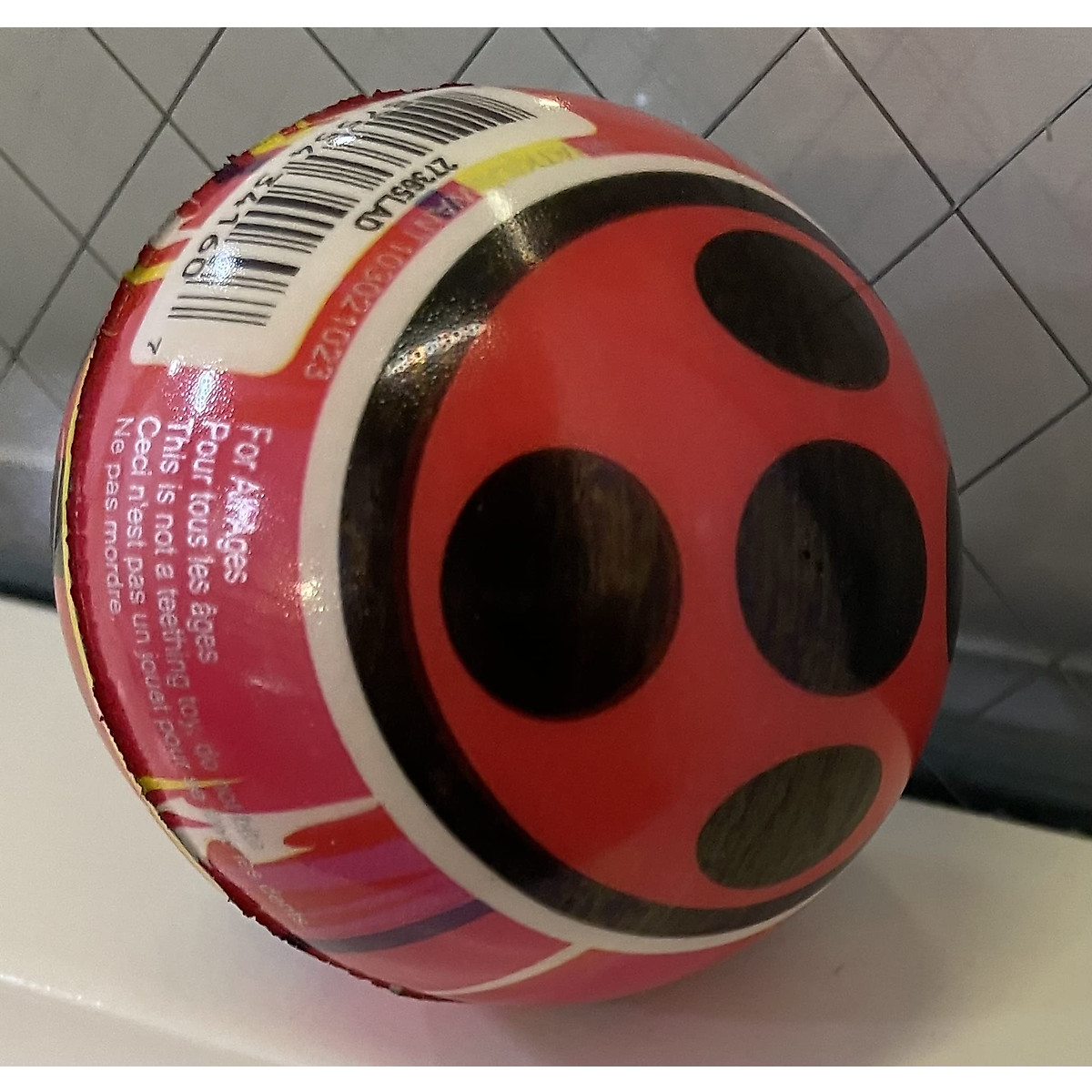 What Kids Want Miraculous Ladybug Bowling Set - Superheroes Bowling Set for Kids, Fun Indoor and Outdoor Bowling Game for Kids, for Birthday Parties, Games and Play Dates - 7 Pieces Set