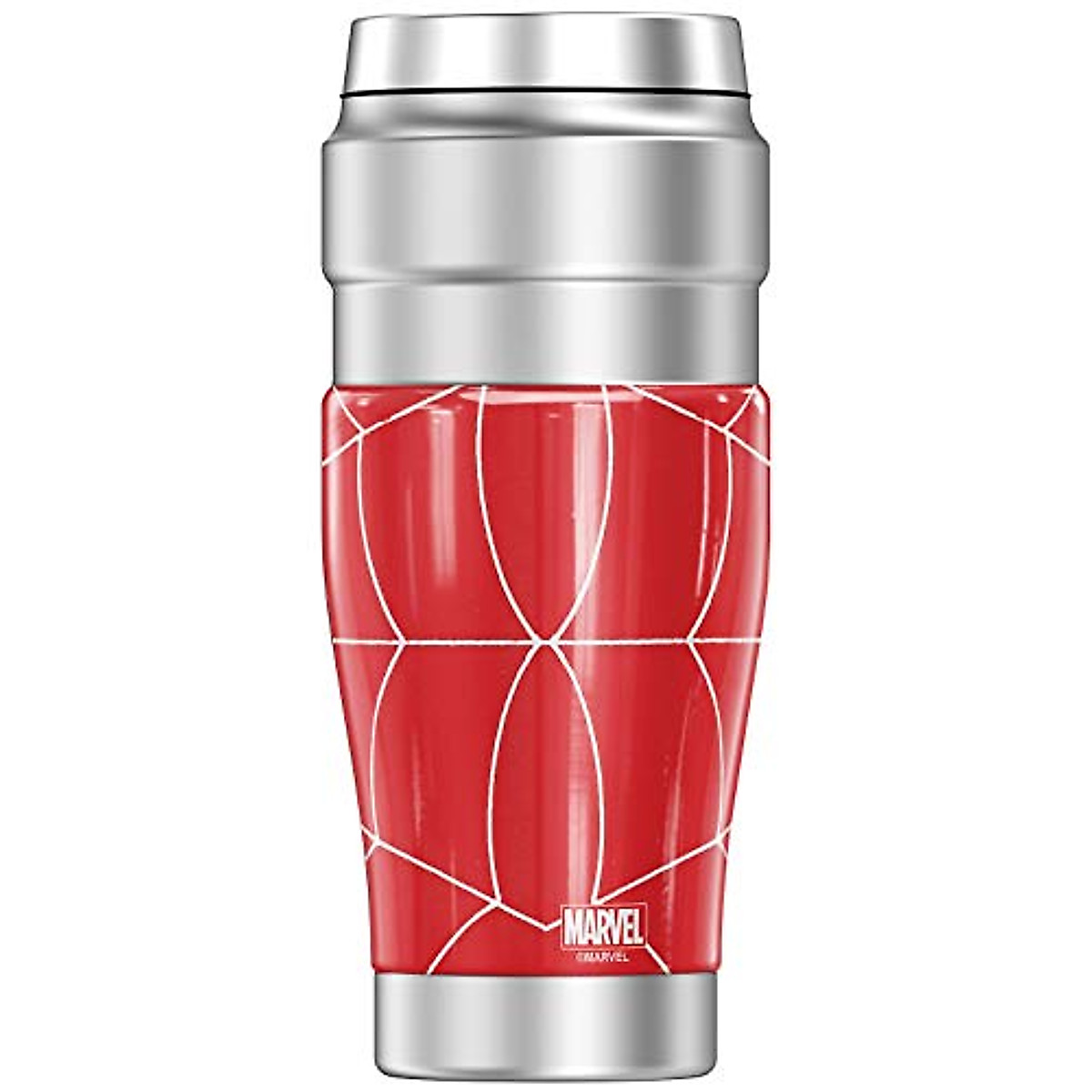 THERMOS MARVEL - Spider-Man Spider Mask STAINLESS KING Stainless Steel Travel Tumbler, Vacuum insulated & Double Wall, 16oz