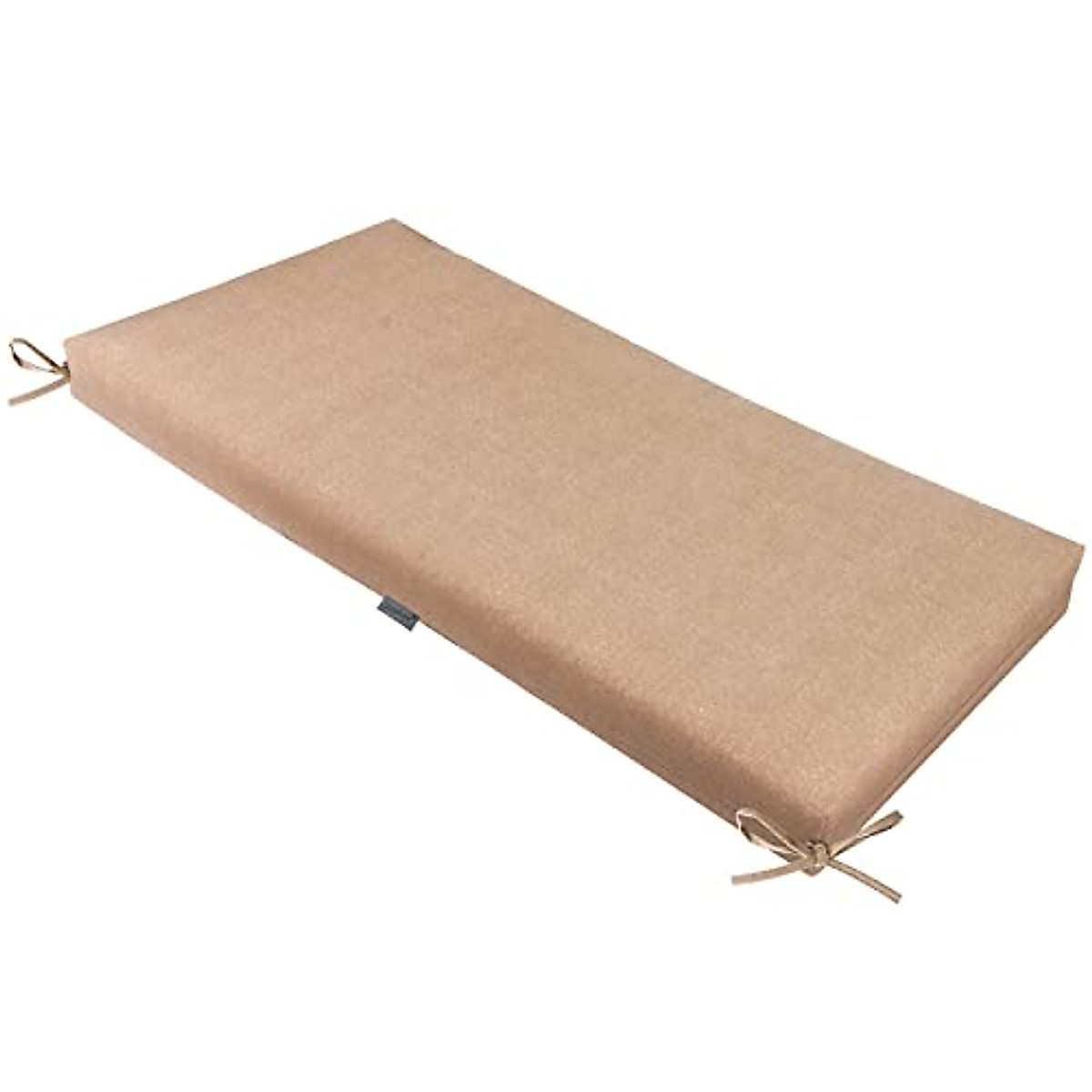 SewKer Outdoor Bench Cushion 44 x 18 Inch Waterproof Patio Furniture Cushions, High Density Foam Never Deform (TAN)