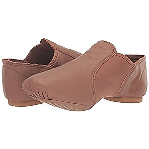Capezio Women's E Series Jazz Slip-on Shoe, Skintone 60, 8