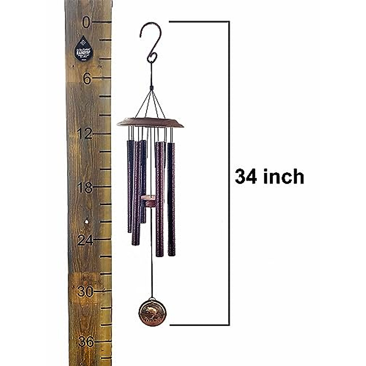 Memorial Wind Chimes Personalized Sympathy Gifts Bass Fishing in Memory of Love Ones in Heaven Custom Wind Chimes in Memory of Loved One by Weathered Raindrop