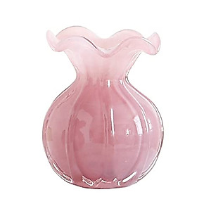 LHLLHL Garden Dried Flower Pots Mini Loft Table Pink Plants Bottle Terrarium Vintage Decor Vase (Color : D, Size : 9 * 12 * 9cm)
