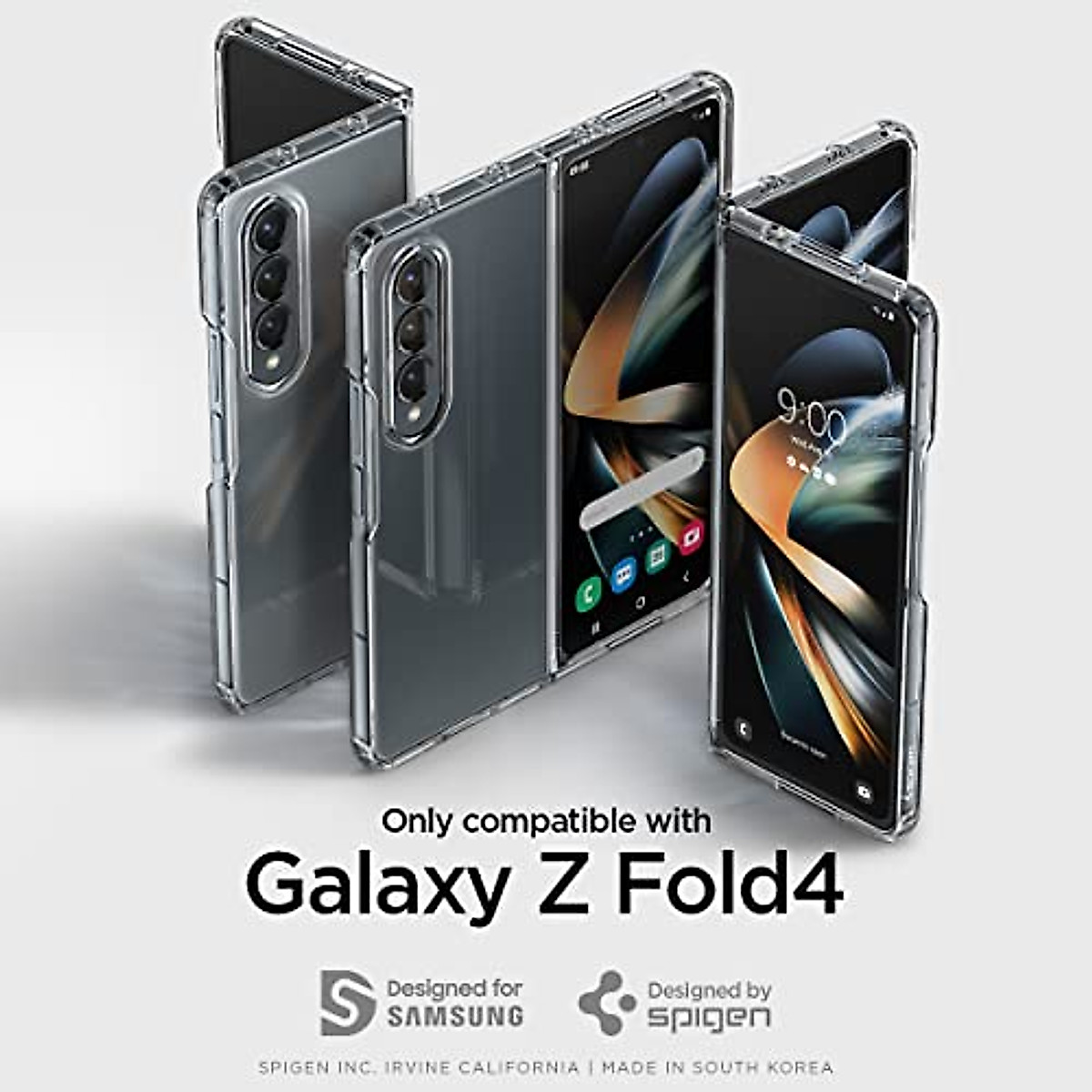 Spigen Ultra Hybrid Designed for Galaxy Z Fold 4 Case (2022) - Crystal Clear