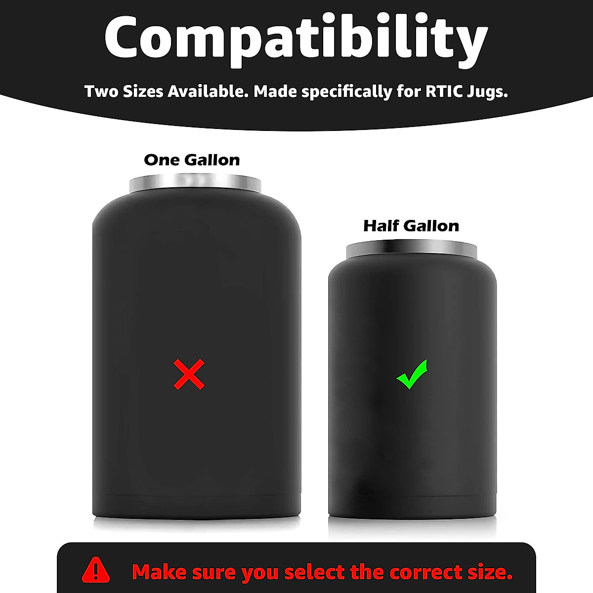 Jmoe USA Straw Adapter Kit for RTIC Jugs | 5-Pack of Reusable BPA Free Straws | Includes Cleaning Brush | Food-Grade Plastic | Compatible With Jug Lid | Easy to Clean (Half Gallon)