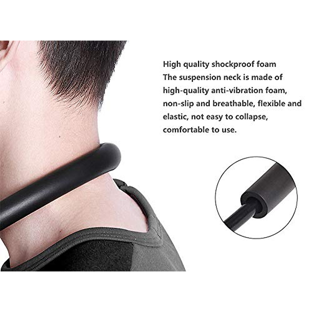 L&B Olivia B-Land Cell Phone Holder, Hanging on Neck Universal Mobile Phone Stand for Bed, gooseneck Cell Phone Holder, Compatible with iPhone 11 Pro XS Max XR X (White)