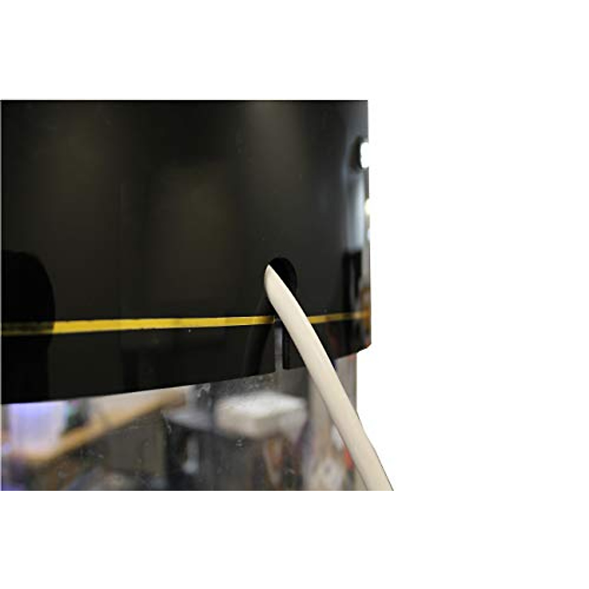 Penn-Plax Water World Luxury Large Cylinder Acrylic Aquarium with Built-in Stand and Storage Top – 360° View – Great for Freshwater and Saltwater Fish – 53 Gallons