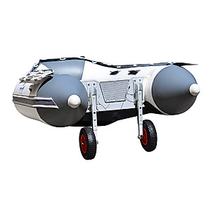 Newport Inflatable Boat Removable Transom Launch Wheels - Fits Any Transom Boat!