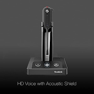 Global Teck Worldwide Yealink WH63 Mono Convertible UC Headset Bundle, Connects to Desk Phone, PC,Mac, Softphones - Works with Teams, Zoom, RingCentral, 8x8, Vonage, GTW Microfiber Included