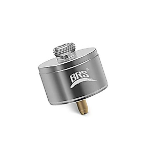 BRS-17GX Propane Gas Canister Adapter 1Lb Propane Small Tank Input and EN417 Lindal Valve Output Propane Canister Converter Multi-Function Adapter for Outdoor Hiking Picnic Kitchen with Gas Tank Bracket