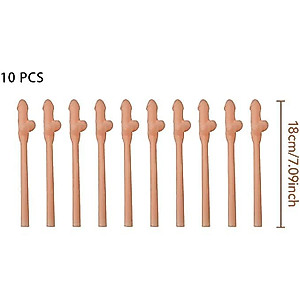 Fpxphonix10 PCS Penis Straws for Bachelorette Party
