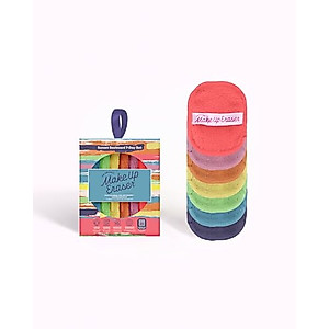 Makeup Eraser The Original, 7-Day Set, Erase All Makeup with Just Water, Including Waterproof Mascara, Eyeliner, Foundation, Lipstick, Sunscreen, and More Sunset Boulevard, 7ct.