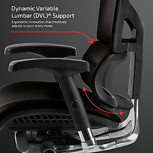 X-Chair X4 High End Executive Chair, Brown Leather with Headrest - Ergonomic Office Seat/Dynamic Variable Lumbar Support/Floating Recline/Stunning Aesthetic/Adjustable/Perfect for Office or Boardroom