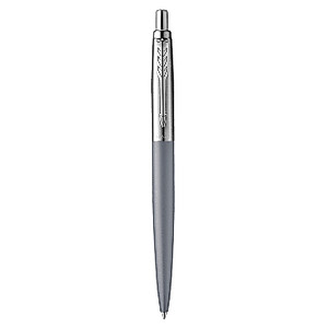 Parker Jotter XL Ballpoint Pen, Alexandra Matte Grey, Chrome Trim, Medium Point, Blue Ink, Gift Box