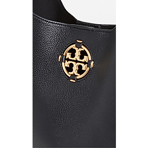 Tory Burch Women's Miller Hobo Bag, Black, One Size