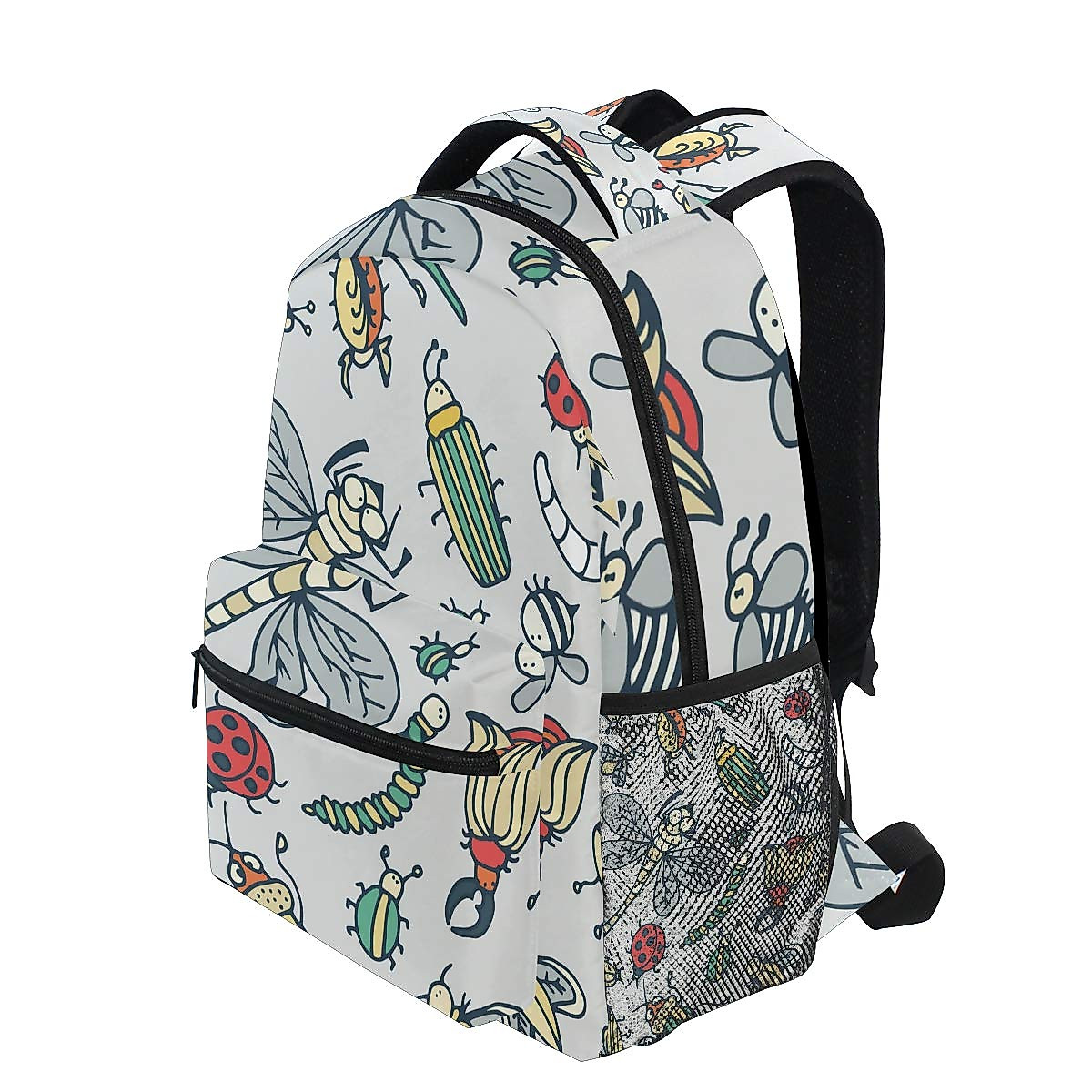 School College Backpack Rucksack Travel Bookbag Outdoor Animals (Insect Summer)