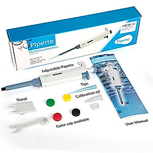 NestEcho Lab Single-Channel Pipettor,Adjustable Pipette 100-1000ul microliter Volume