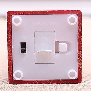 Airshi Snow Globe Lantern, 3PCS LR44 Button Battery Telephone Booth Designed PC Christmas Decorations for KTV (Christmas Tree)