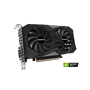 Gigabyte GeForce GTX 1650 D6 WINDFORCE OC 4G Graphics Card, 2X WINDFORCE Fans, 4GB 128-Bit GDDR6, GV-N1656WF2OC-4GD Video Card