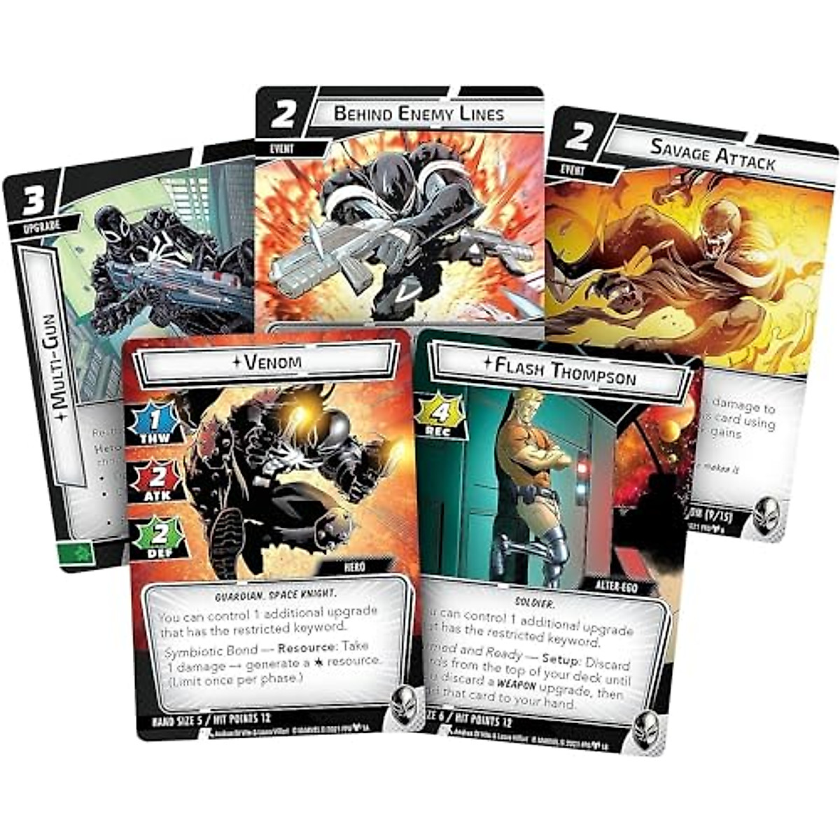 Marvel Champions The Card Game Venom HERO PACK - Superhero Strategy Game, Cooperative Game for Kids and Adults, Ages 14+, 1-4 Players, 45-90 Minute Playtime, Made by Fantasy Flight Games