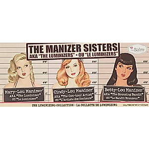 theBalm Manizer Sisters Palette, Multi-Tasking Highlighters, Shimmers, & Shadows