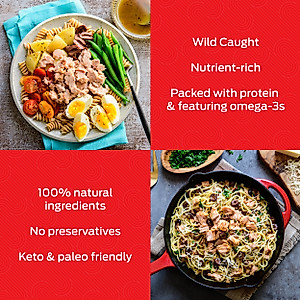 Genova Premium Yellowfin Tuna in Olive Oil, Wild Caught, Solid Light, 5 oz. Can (Pack of 24)