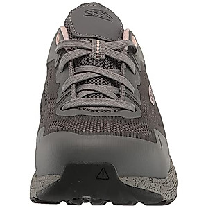 KEEN Utility Women's Sparta 2 Low Height Alloy Toe Industrial Work Shoes, Steel Grey/Peach Whip, 7 Wide