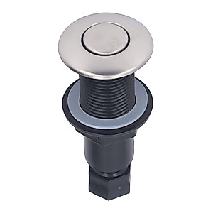 Yosoo Garbage Disposal Switch Stainless, Garbage Disposal Parts Garbage Disposals Parts Steel Switch Air Switch Kit for Food Waste Disposer Electric Water Heater Massage Bathtub