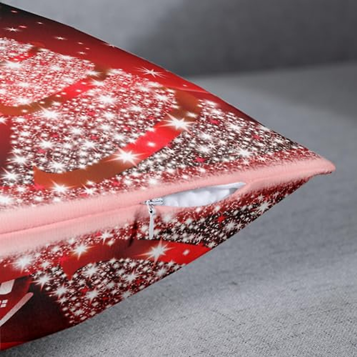 Emvency Set of 4 Throw Pillow Covers Christmas Snowman Let It Snow Red Black Buffalo Plaids Chair Decorative Pillow Cases Home Decor Square 16x16 Inches Pillowcases