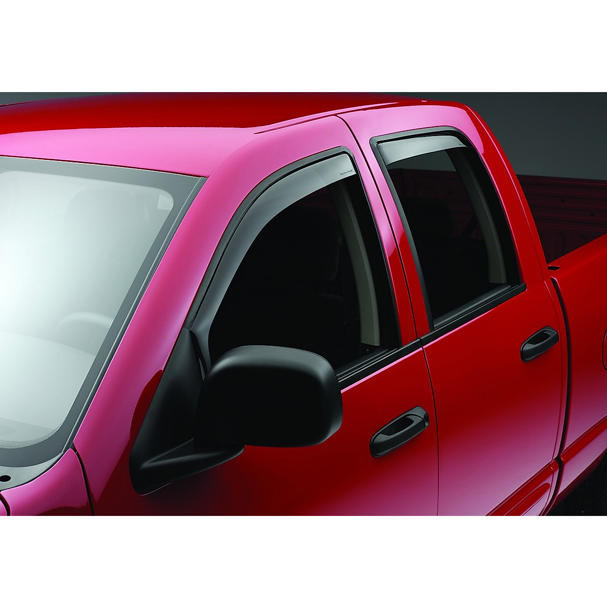 WeatherTech Custom Fit Front & Rear Side Window Deflectors for Cadillac CTS, Dark Smoke