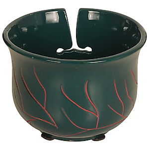 ABHANDICRAFTS Ceramic Yarn Bowl for Knitting – Large Yarn Holder, Crochet Storage, Perfect Funny Gift for Knitters