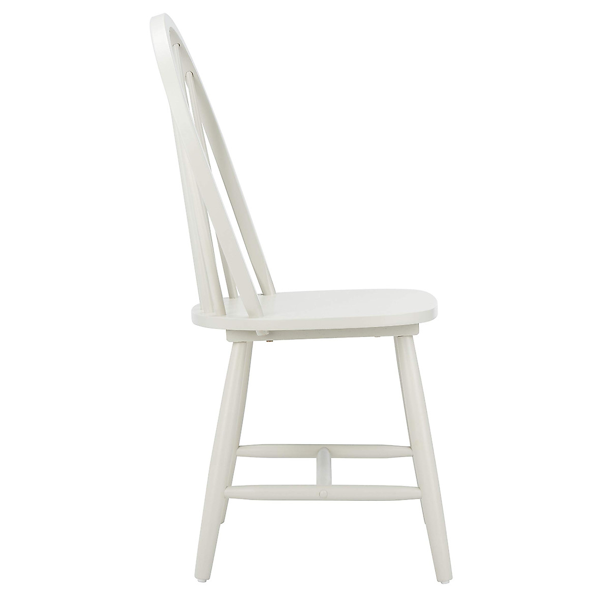 Safavieh Home Camden Farmhouse Off-White Spindle Back Dining Chair, Set of 2