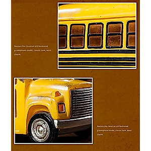 Colias Wing Home Decor Creative School Bus Stylish Design Coin Bank Money Saving Bank Toy Bank Cents Penny Piggy Bank-Yellow