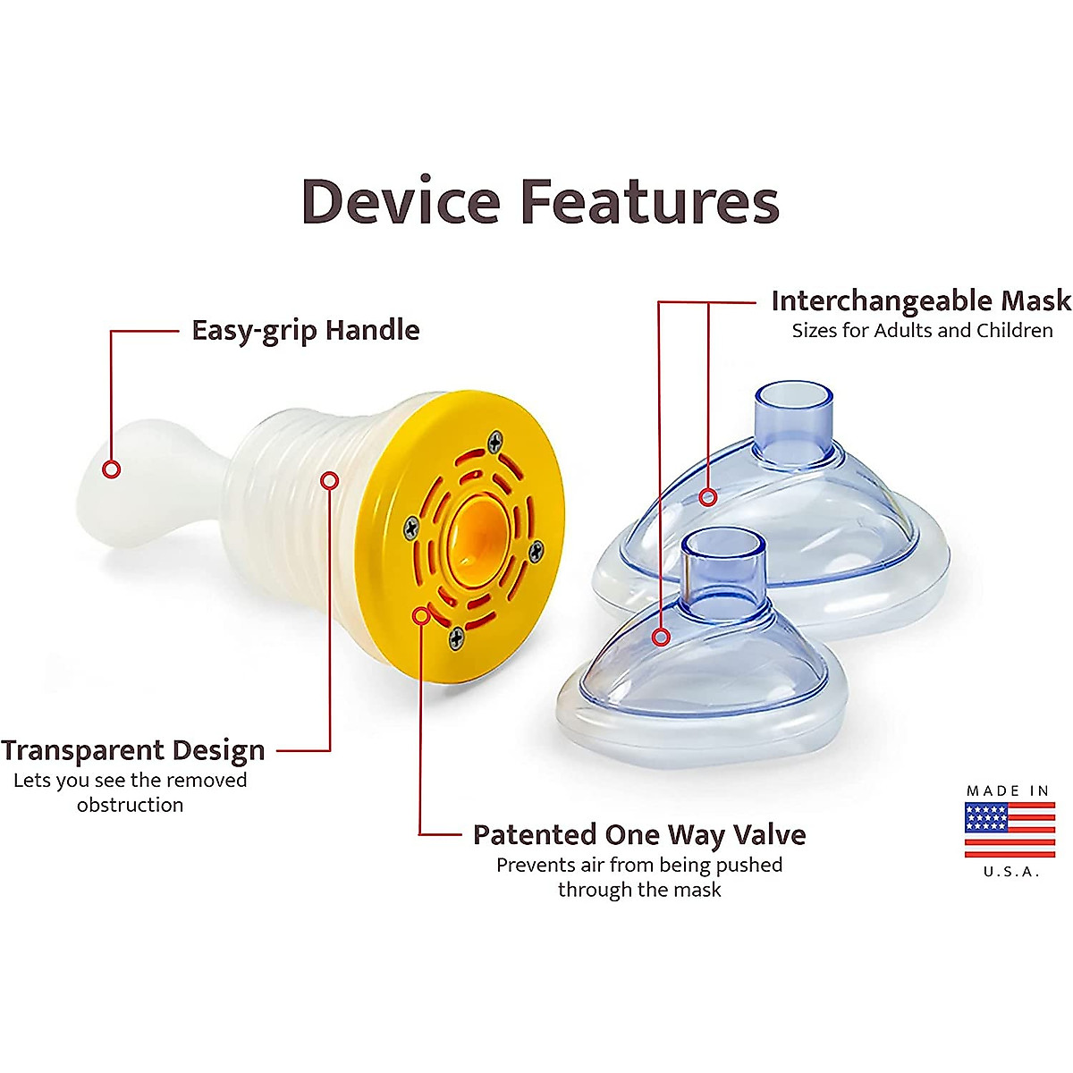 LifeVac - Choking Rescue Device Home Kit for Adult and Children First Aid Kit, Portable Choking Rescue Device, Home and Travel Combo Kits (Blue) Perfect for Baby Showers