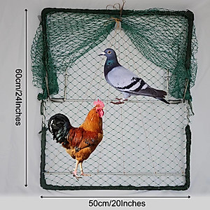 Bird Net Dird Net Trap Live Dove Mousetrap Rabbit Hunting Quail Cage Sparrows Squirrels Trapping Bird Trap 24''X20''