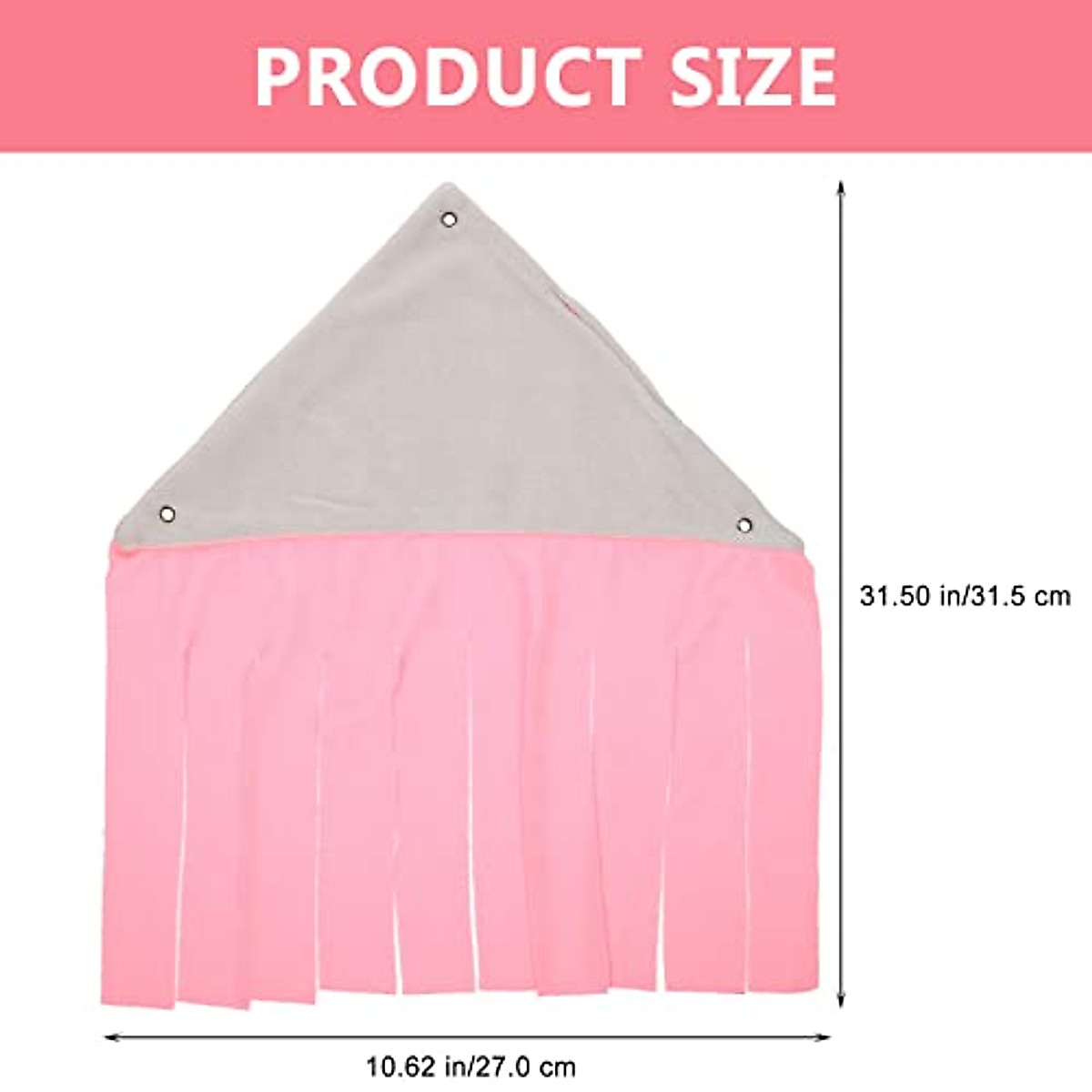 iplusmile Sides Fit Pig Bed for Peekaboo House Pet Rat Ferrets Small Animal Hamsters Hanging Hammock Curtain Squirrel Mice Corner Chinchilla Hedgehog Forest Fleece Animals Decor Bunny