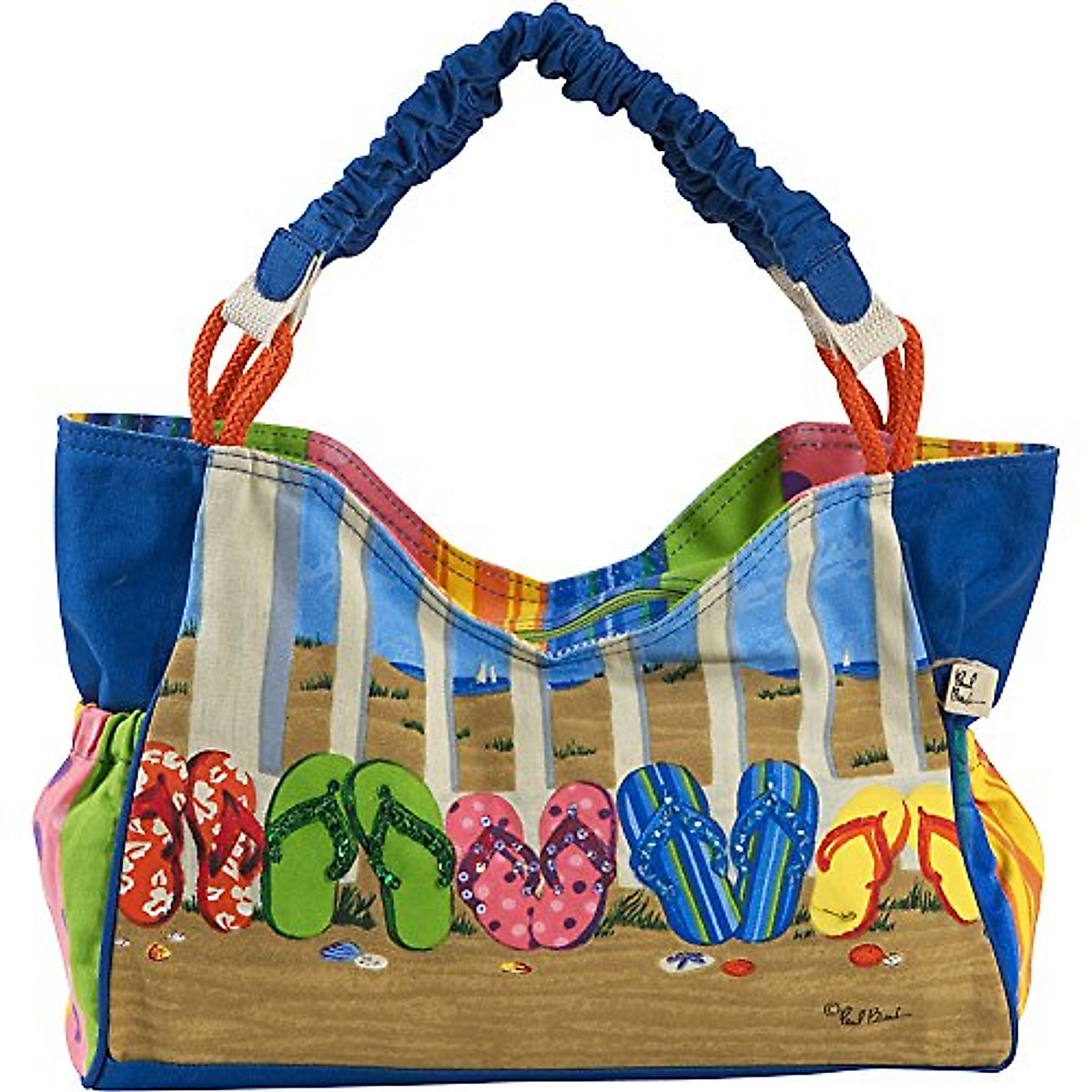 Sun 'N' Sand Coastal Flip Flop Tote, Multi, One Size