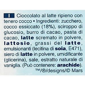 Bounty Miniatures 150g Milk Chocolate Bars, Filled with Juicy Coconut Cream, 130g