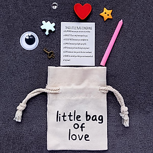 Anniversary Gift,Little Bag of Love,Gift for Him,I Love You Gift, Girlfriend Boyfriend Gift Ideas,Valentines Day Couples Gift Ideas.