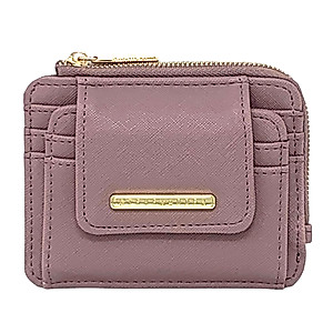 Steve Madden Card Case Wallet (Mauve)